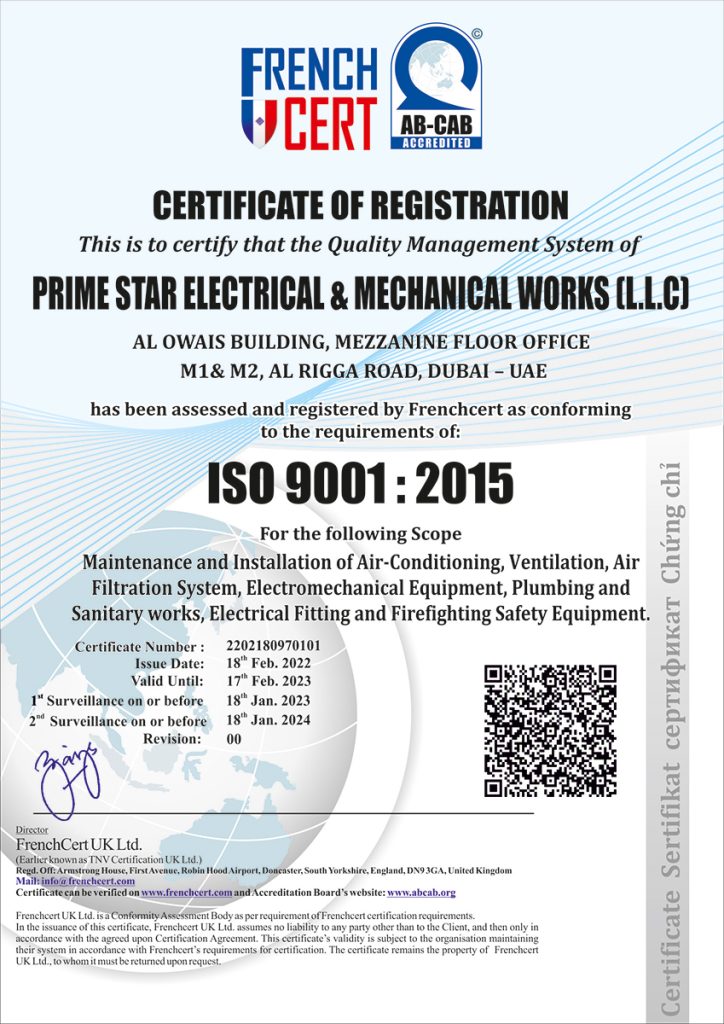 About Us | Prime Star Electrical & Mechanical Works